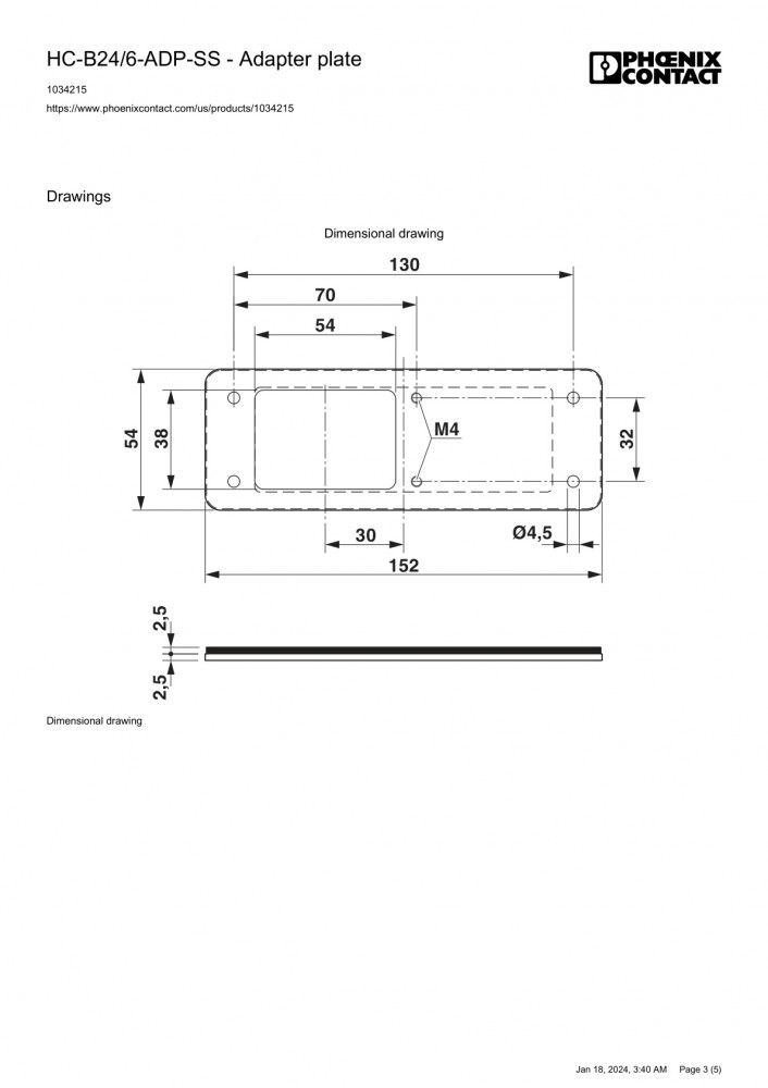 Phoenix Contact 1034215 technical document page 3