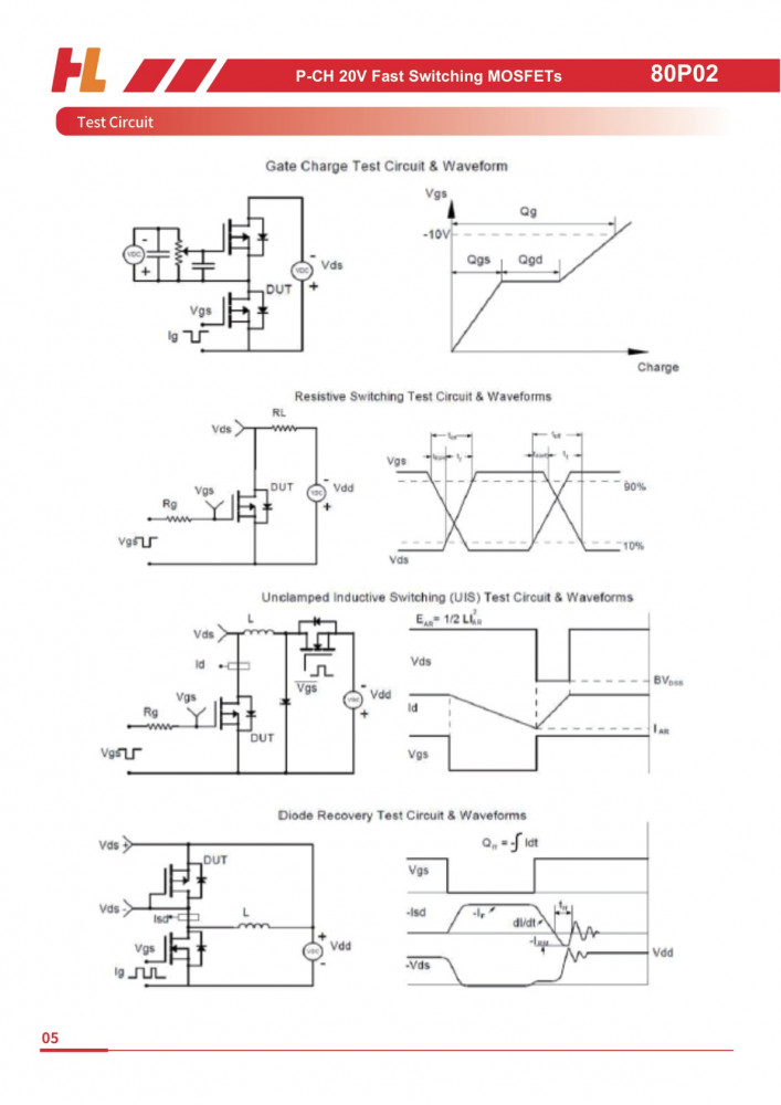 HL 80P02 datasheet page 5