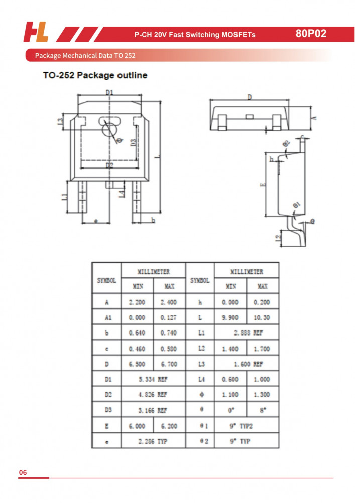 HL 80P02 datasheet page 6