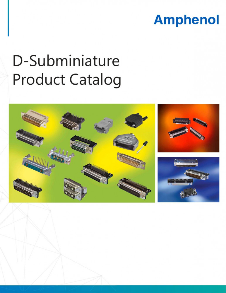 Amphenol D-Sub catalog page 1
