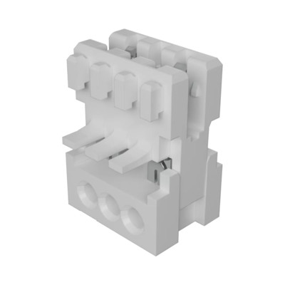 Appli-Mate RAST 2.5 IDT Housing, 5.00mm Pitch, Female, 2 Circuits, All Position Keys, Open Endwalls, Black Color Stripe for sale