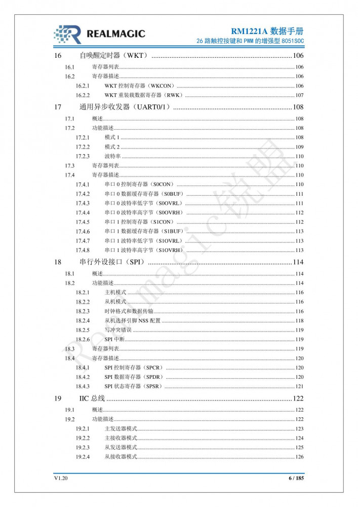 RM1221A datasheet page 6
