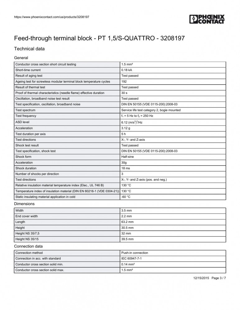 PT 1,5/S-QUATTRO 3208197 technical document page 3