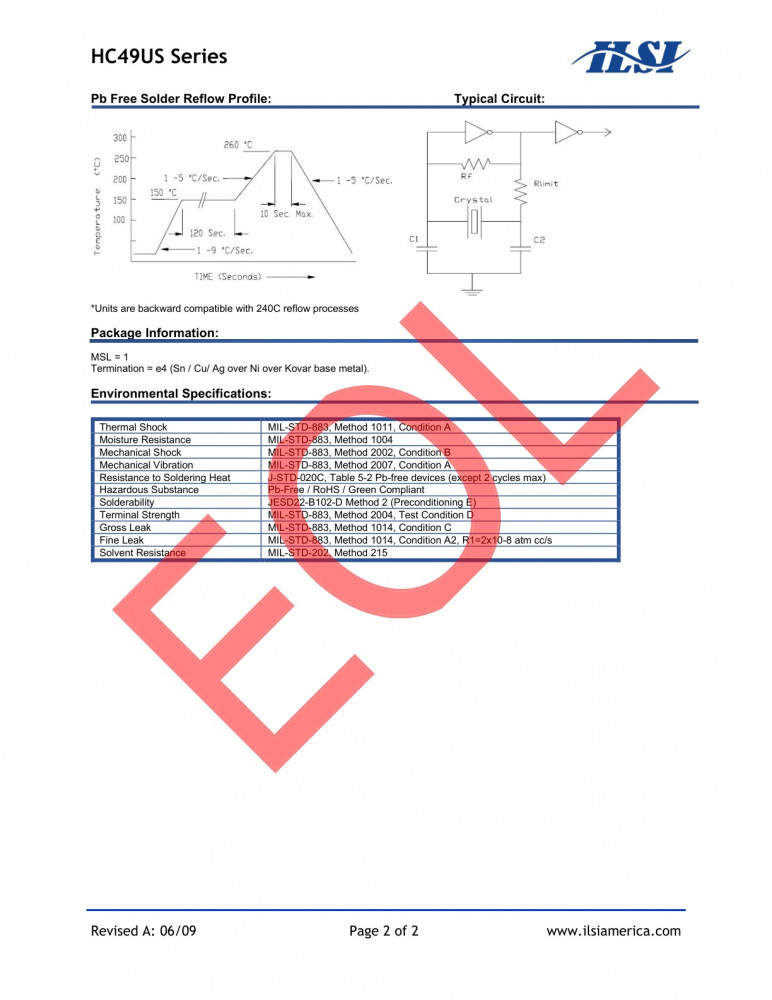 HC49US crystal product document page 2