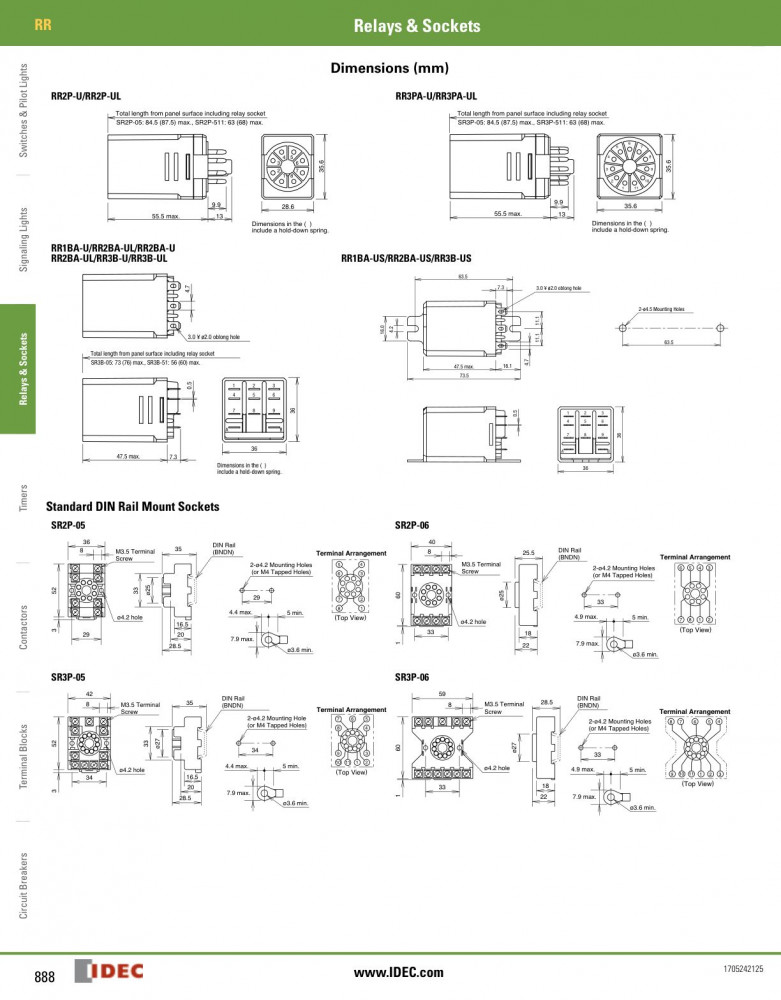 IDEC RR Series datasheet page 6