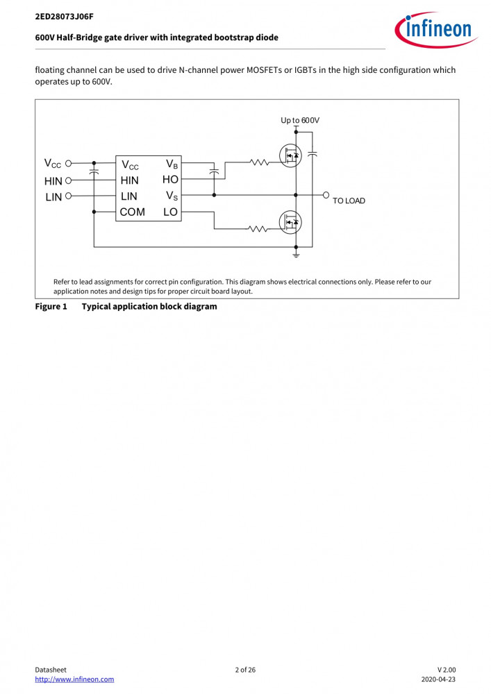 2ED28073J06F technical document page 2