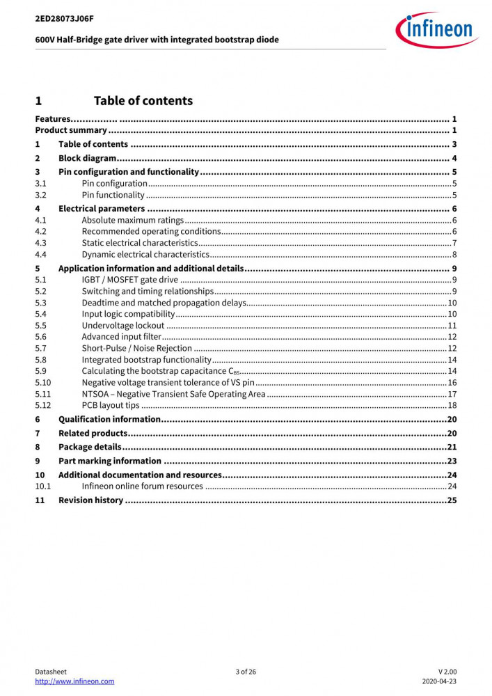 2ED28073J06F technical document page 3