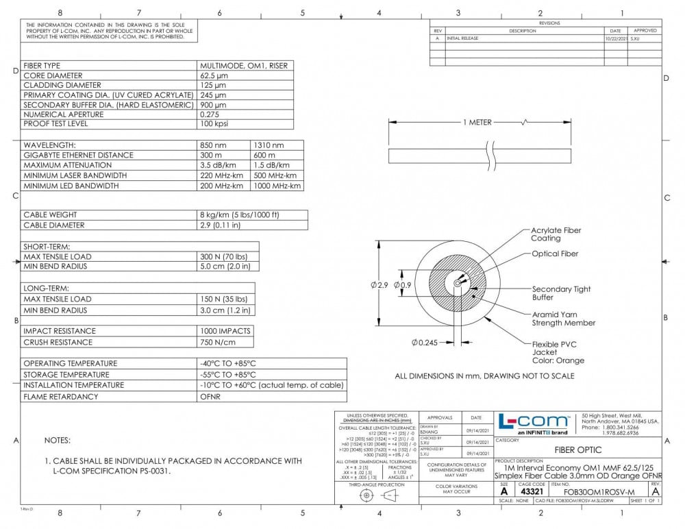 FOB30OM1ROSV-M technical drawing preview