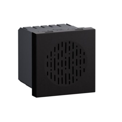 Arteor Advance - 2 modules 230V 1 melody chime matt black - 2-module flush-mounted bell - 230V chime IP40 73dB for sale