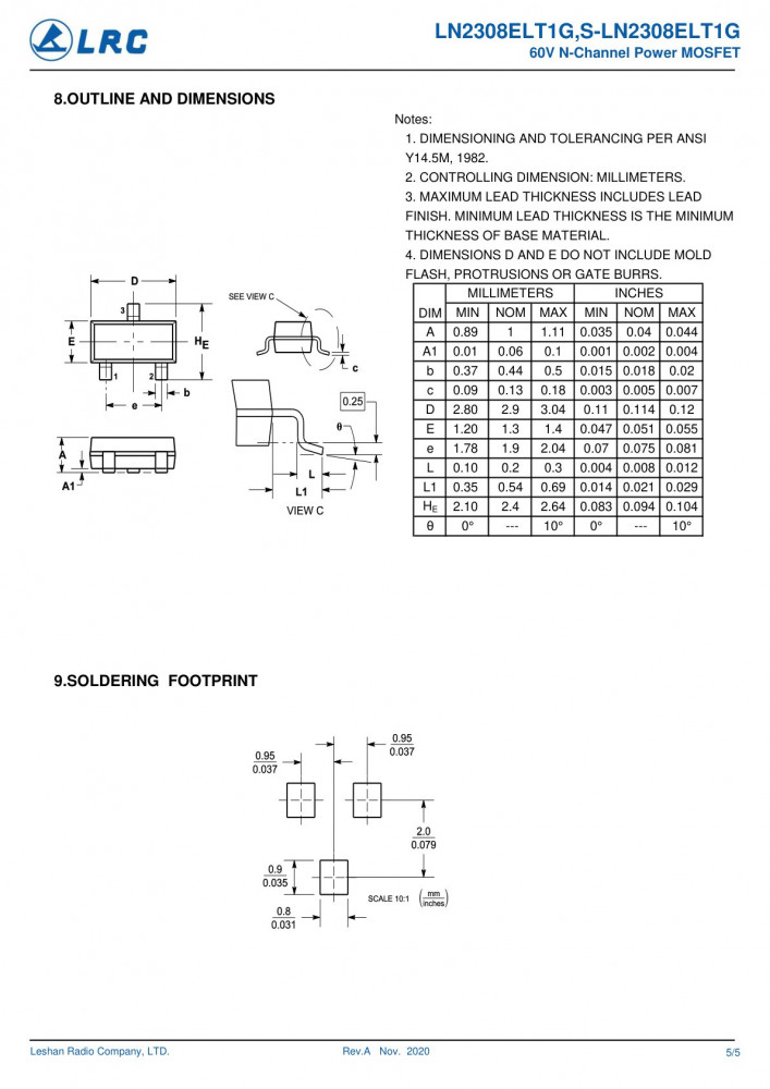 S-LN2308ELT1G datasheet page 5