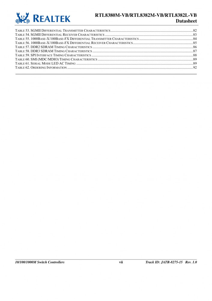 RTL8380M-VB-CG datasheet page 7