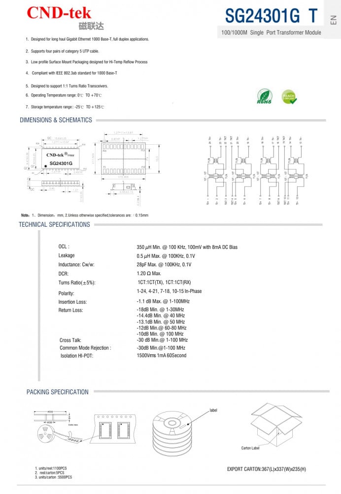 SG24301G T-CND technical document preview