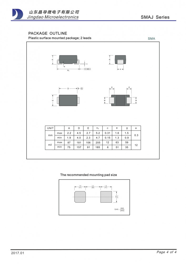 SMAJ10A datasheet page 4