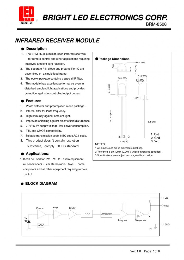 BRM-8508 technical document image 1