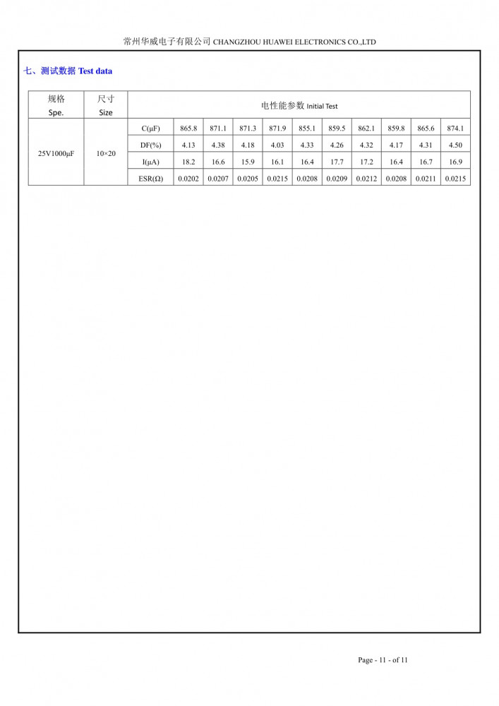 GF specification page 10