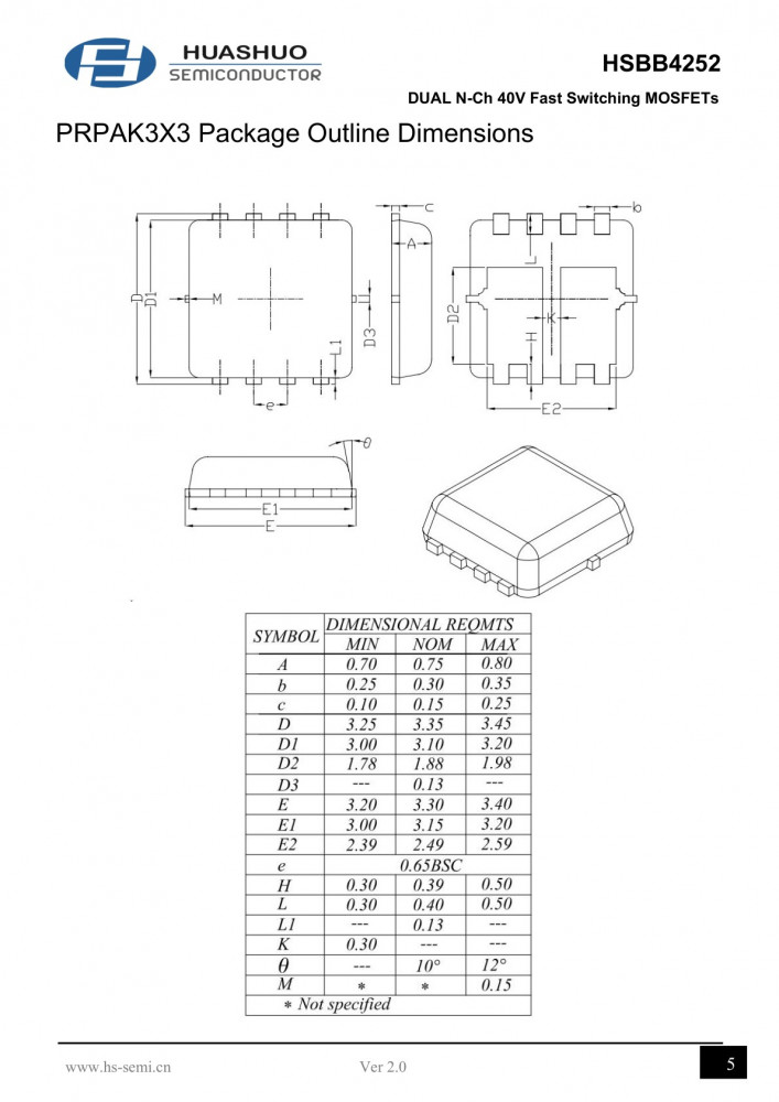 HSBB4252 technical document page 5