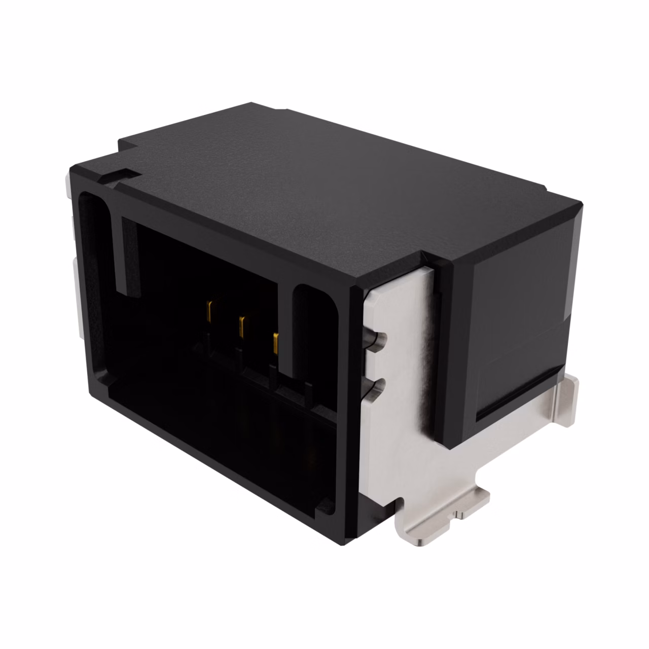 1.00mm Pitch, Rely-On PCB Header, Single Row, Right-Angle, Surface Mount, 0.38µm Gold (Au) Plating, Inner Positive Lock, 6 Circuits, Black for sale