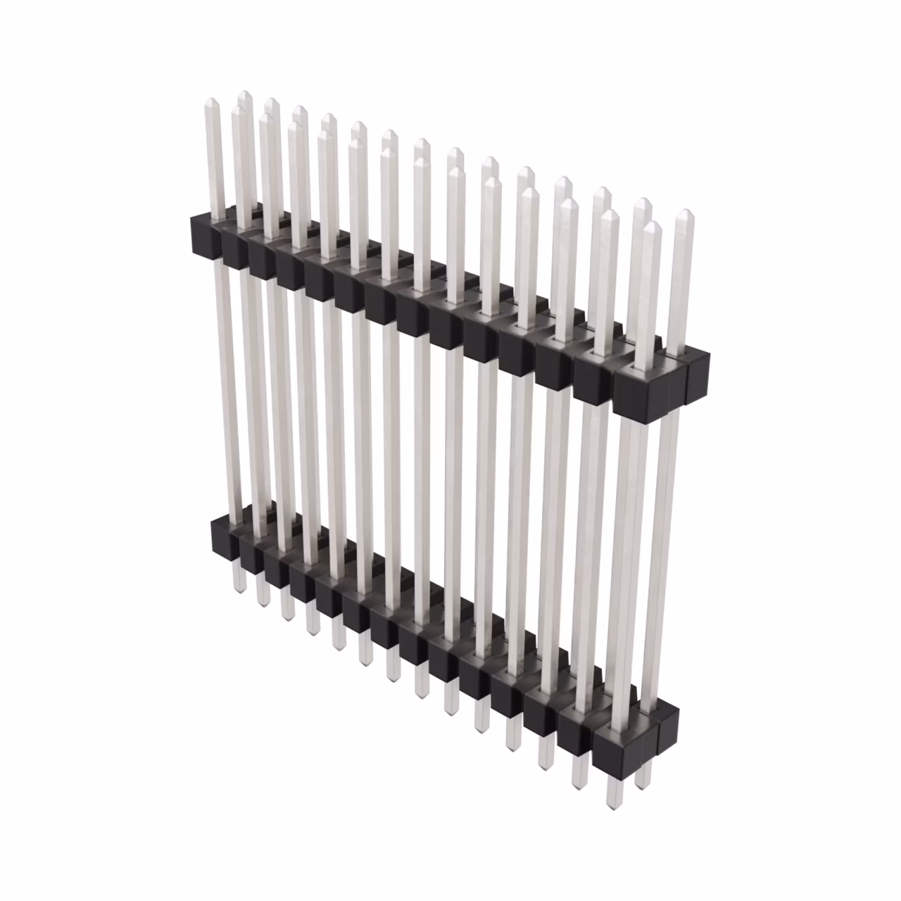 C-Grid Header, Through Hole, Dual Row Dual Body, Vertical, 2.50µm Tin (Sn) Plating, 23.70mm Stacking Height, Tray Packaging, 28 Circuits, Lead-Free for sale
