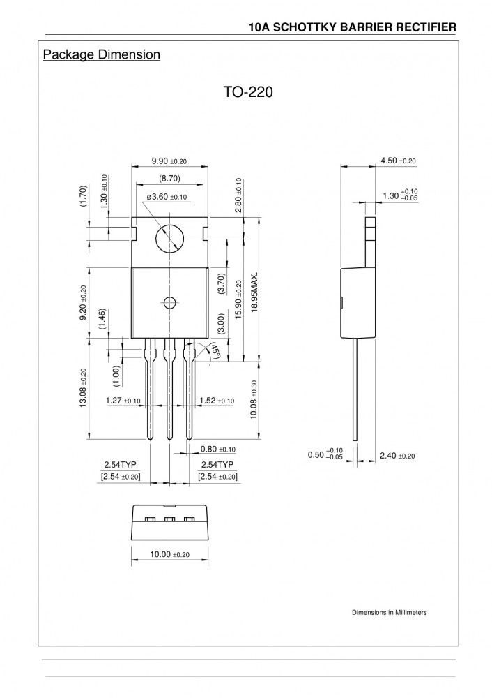 MBR10100CT datasheet page 3