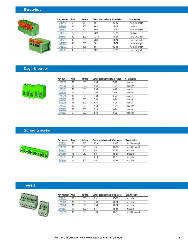 Eaton EM279503V technical document page 3