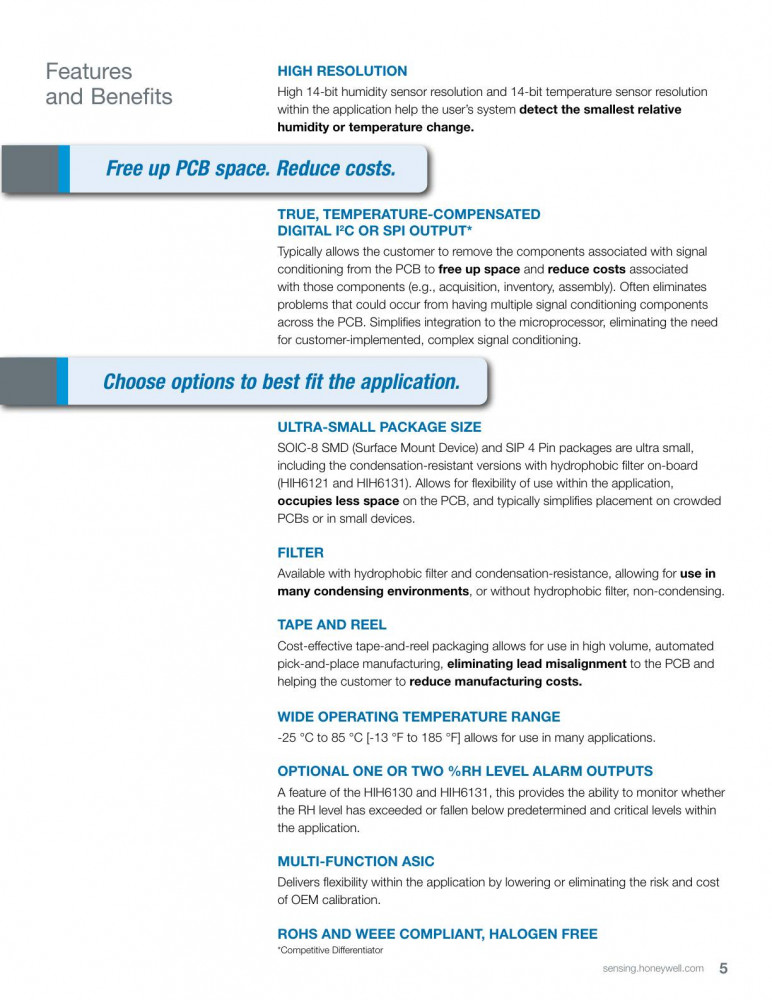 HIH6131 datasheet page 5