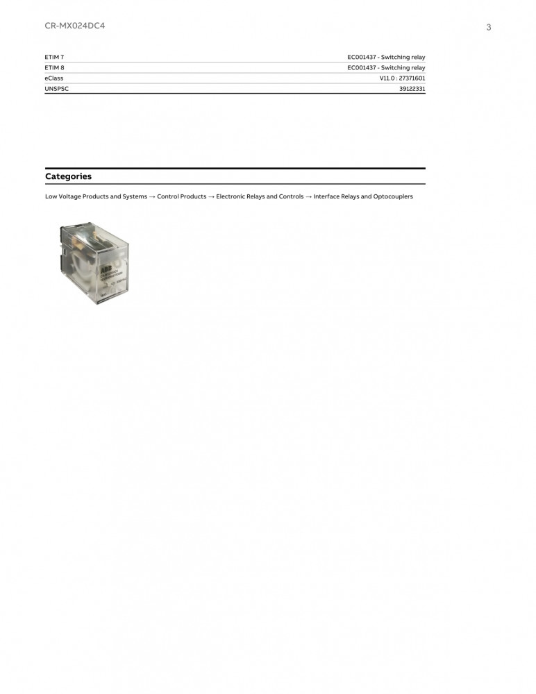 CR-MX024DC4 technical document page 3