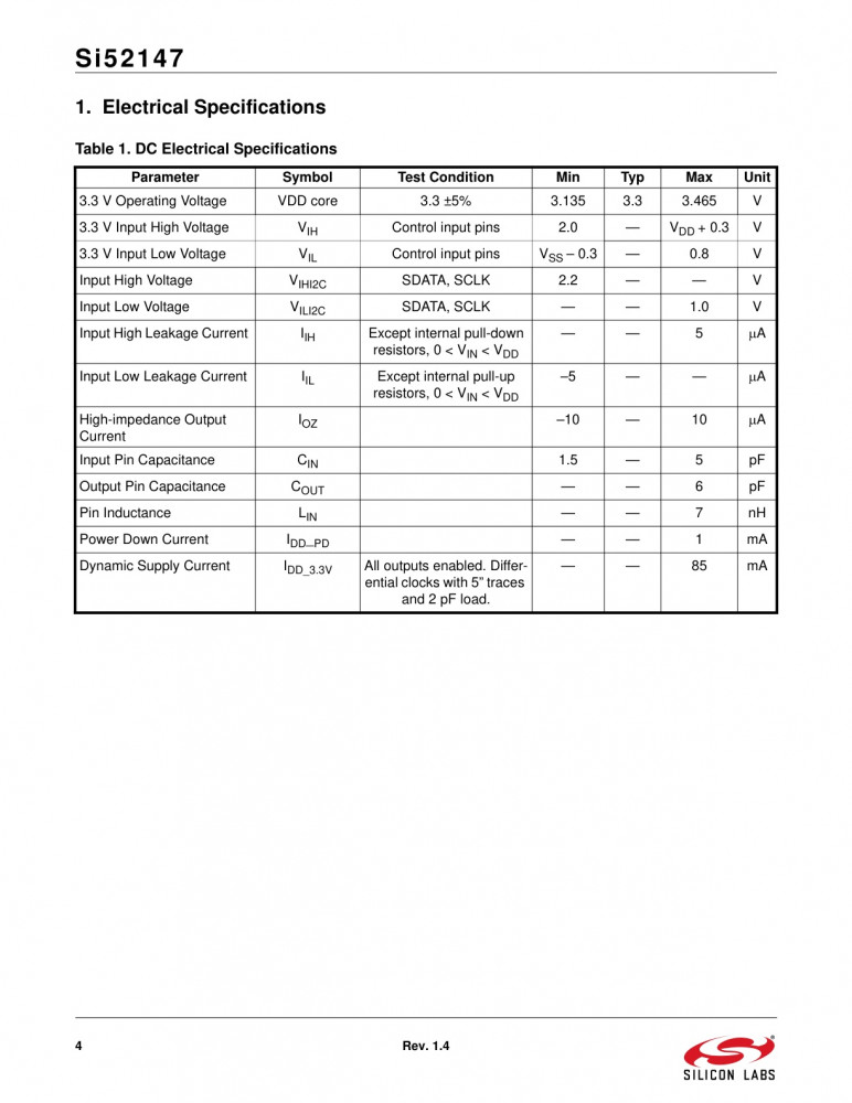 SI52147-A01AGMR technical document page 4