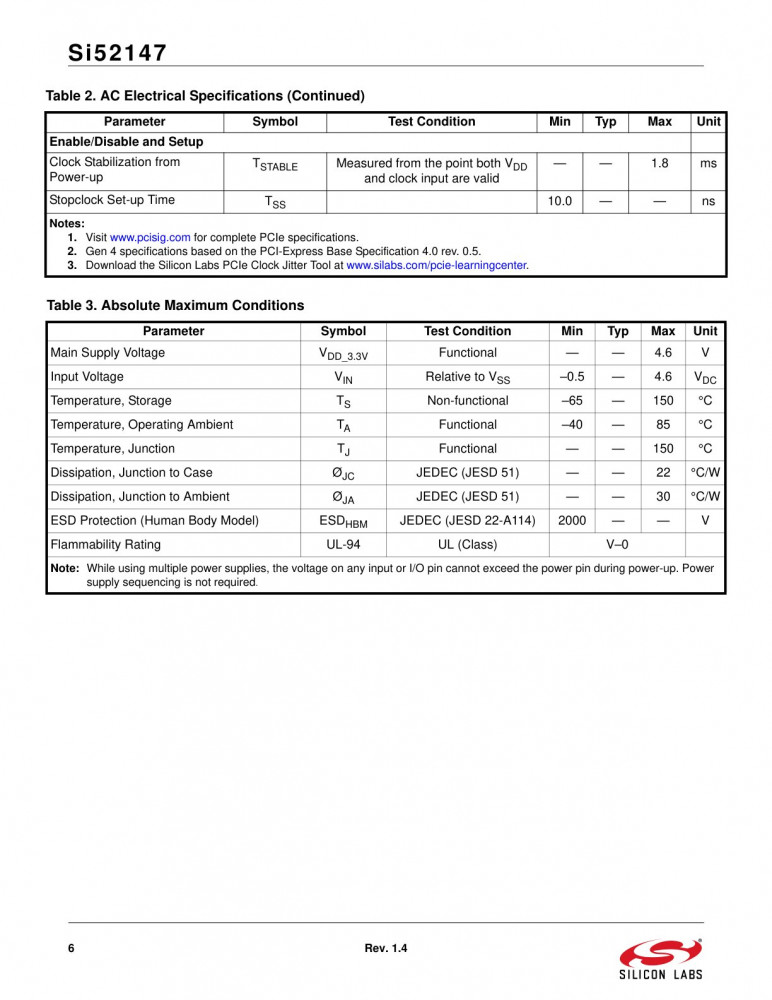 SI52147-A01AGMR technical document page 6