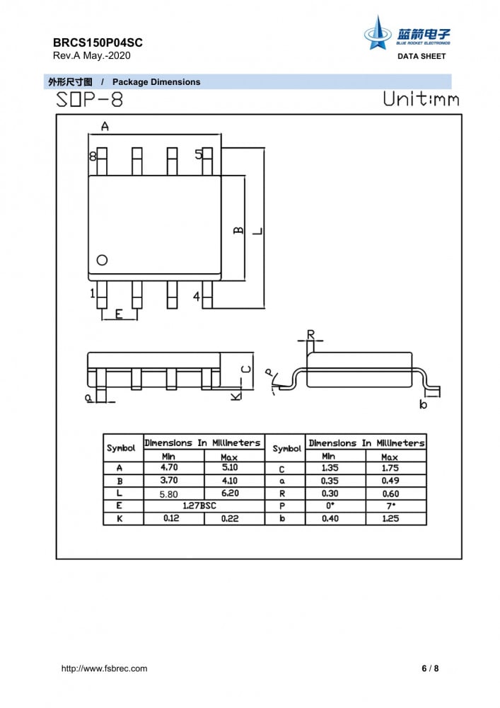 BRCS150P04SC datasheet page 6
