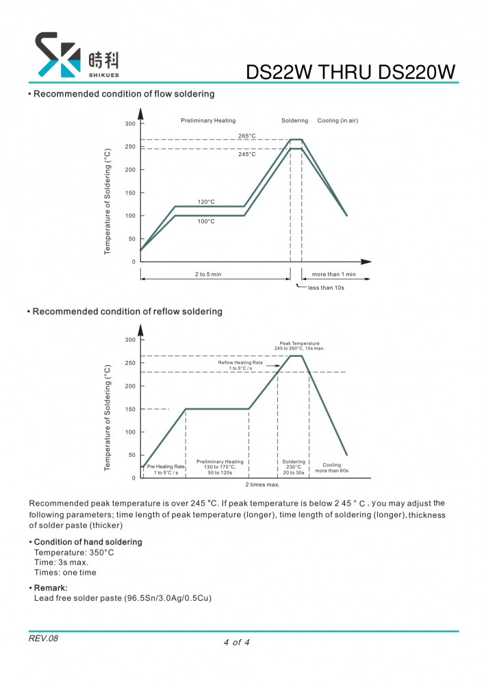 DS24W datasheet page 4