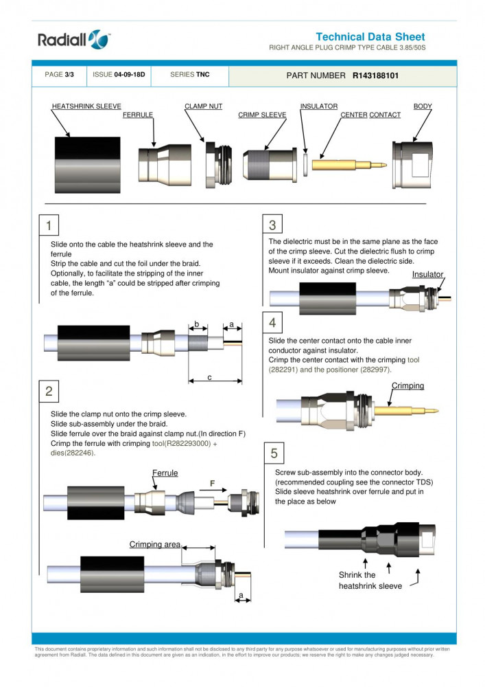 Radiall R143188101 technical document, page 3