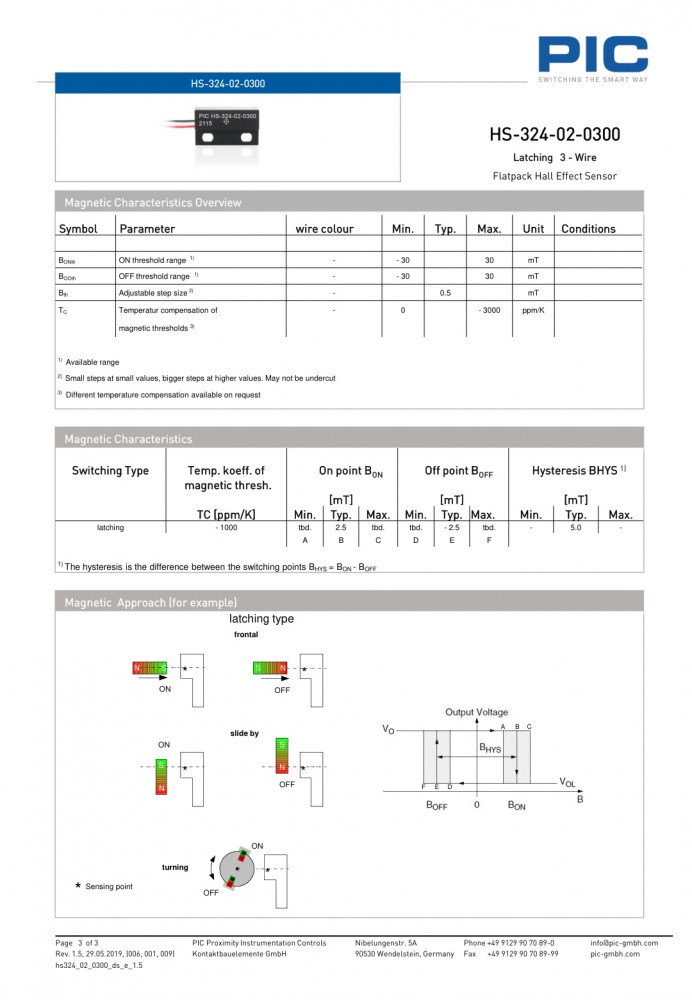 HS-324-02-0300 technical document page 3