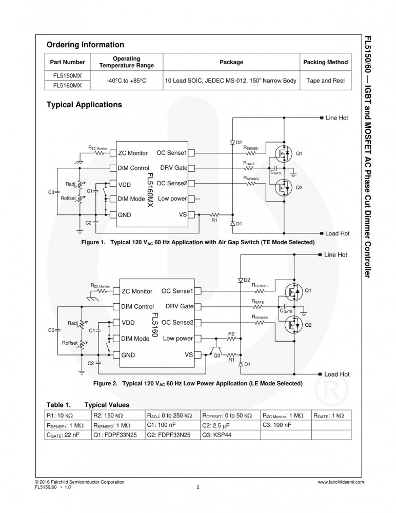 FL5160 technical document page 3