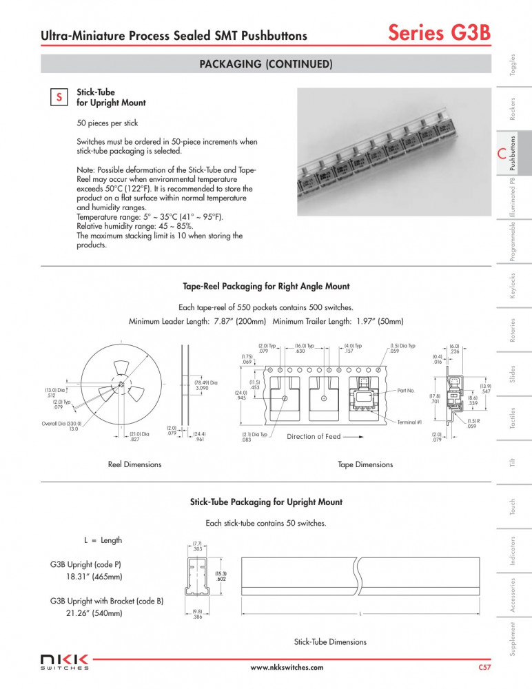 G3B series technical document, page 6