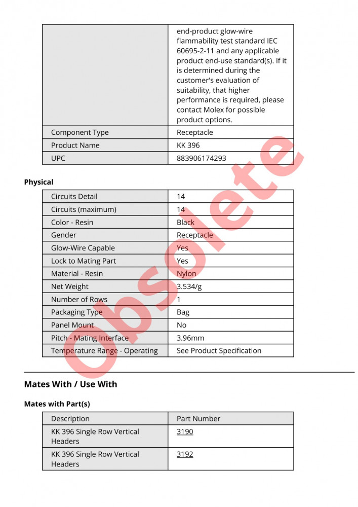 Molex KK 508 document page 3