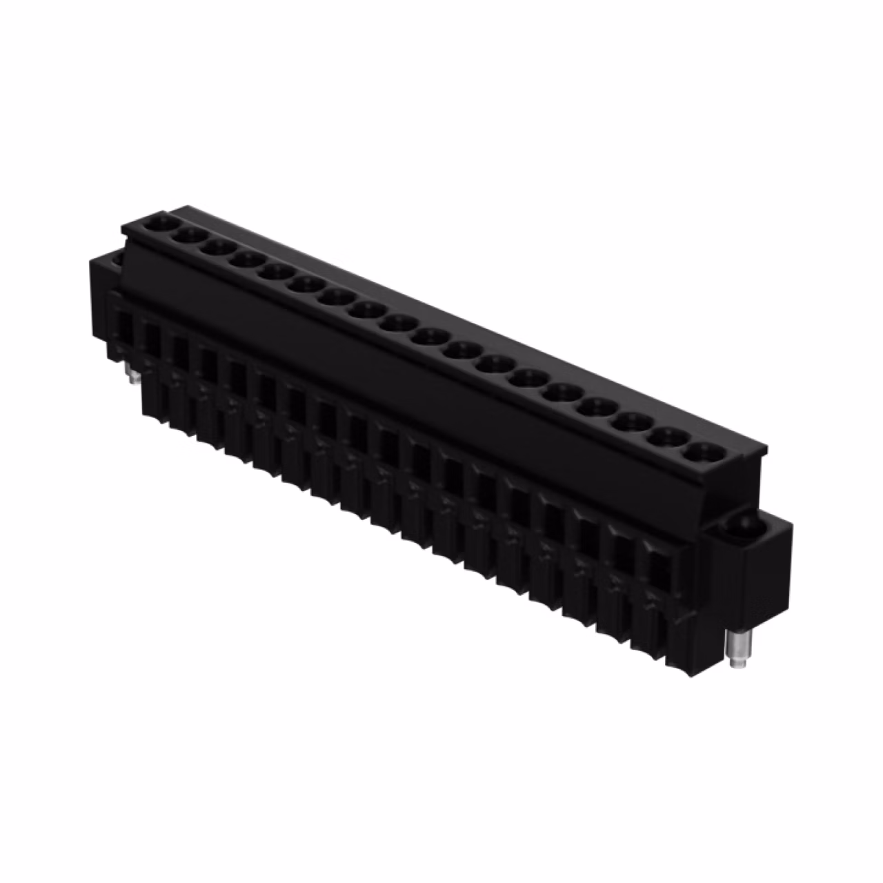 3.81mm Pitch Eurostyle Vertical Plug, with Retention Screws, Rear Wire Entry, 18 Circuits for sale