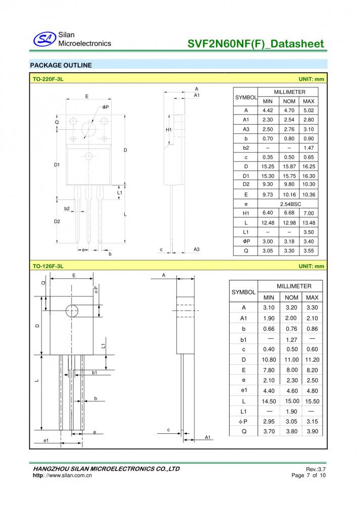 SVF2N60F datasheet page 7