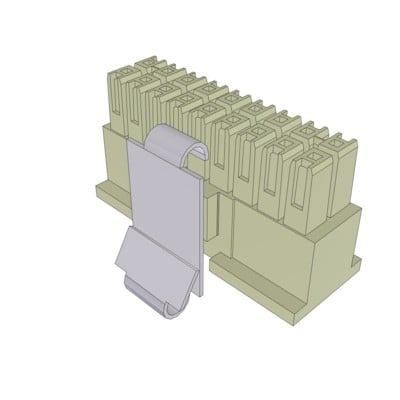 Samtec IPD1-06-D-M Rectangular Connector Housing