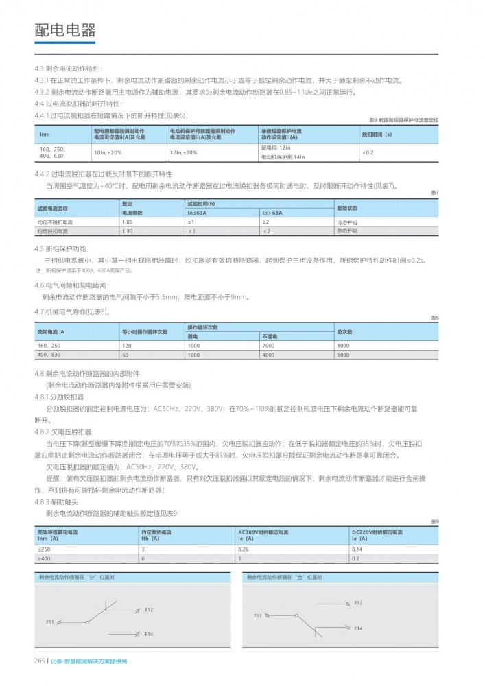 CHINT DZ20L technical document page 3