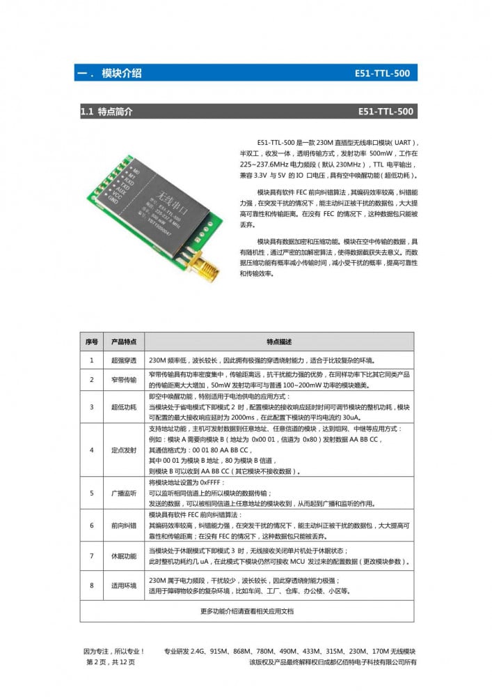 E31-230T27D technical document page 2