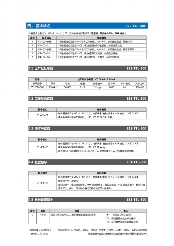 E31-230T27D technical document page 9