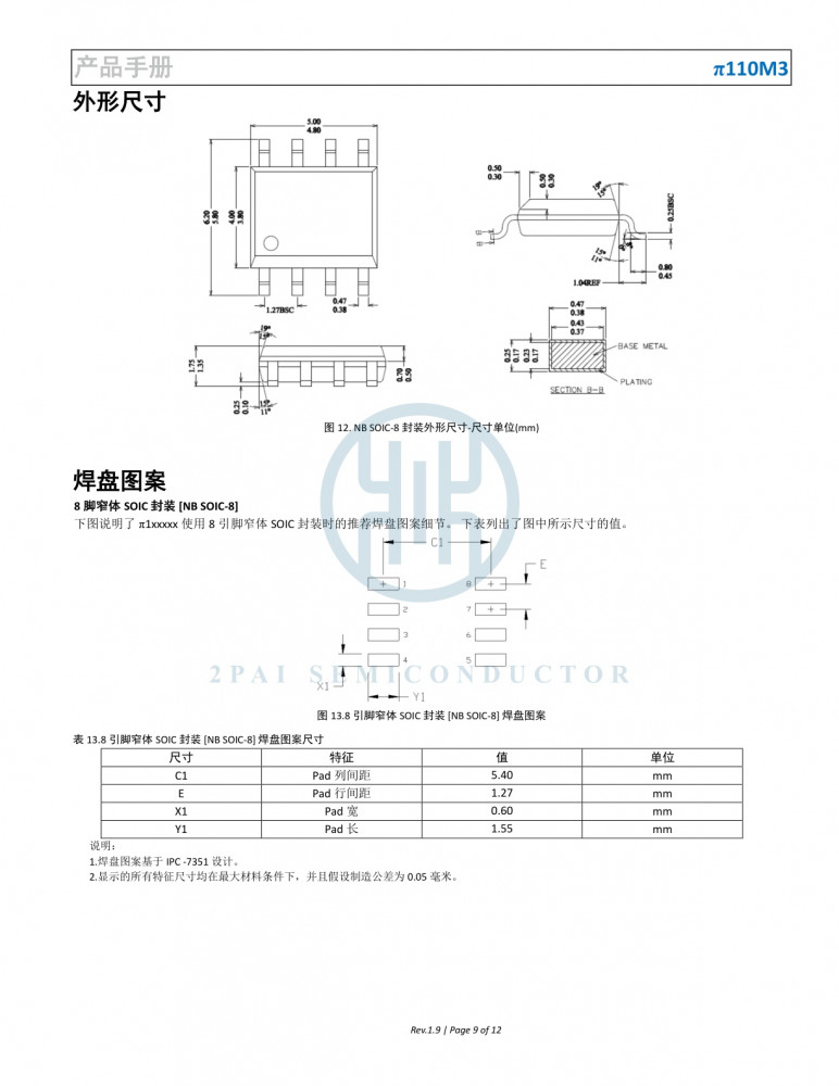 π110M31 datasheet page 9
