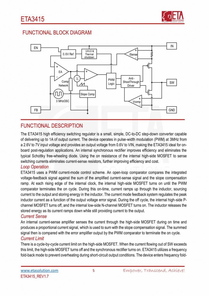 ETA3415DCG datasheet page 5