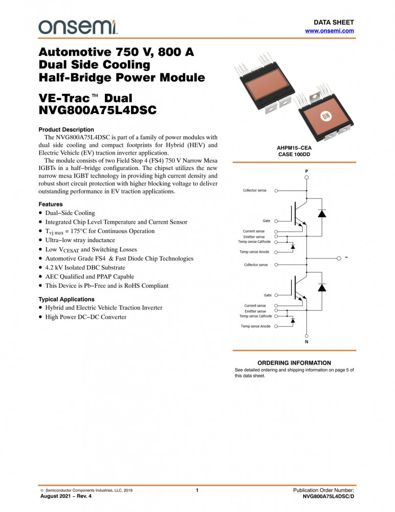 NVG800A75L4DSC datasheet page 1