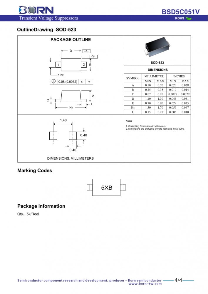 BSD5C051V datasheet page 4