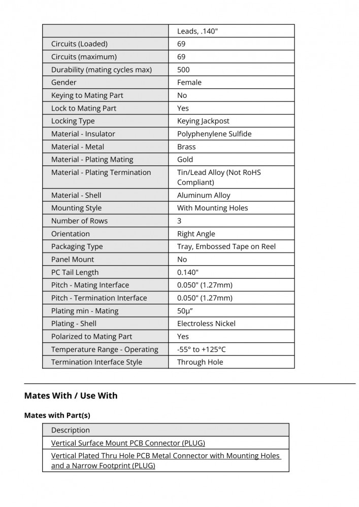Technical document page 2 for MK-362-069-445-990S-KP44
