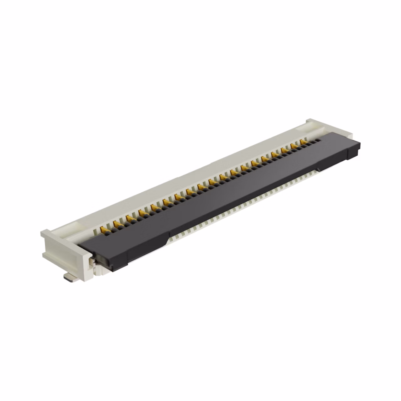 Easy-On FFC/FPC Connector, 1.00mm Pitch, FD19 Series, Right-Angle, Bottom Contact, 1.90mm Height, 19 Circuits, 150°C Operating Temperature,  Gold over Nickel Plating for sale