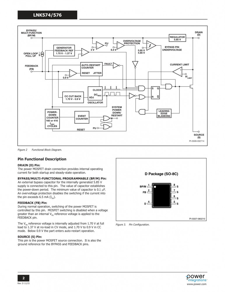 LNK574DG datasheet page 2