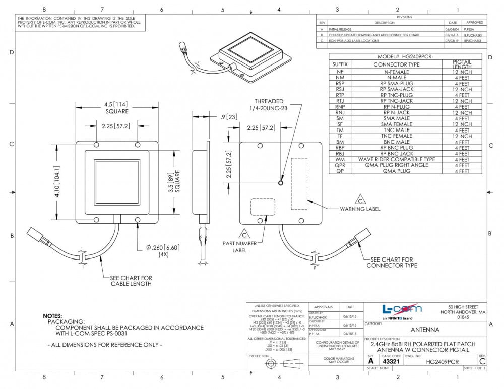 HG2409PCR-NM technical document preview