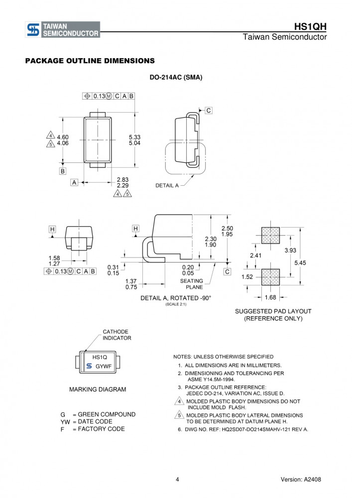 HS1QH datasheet page 4